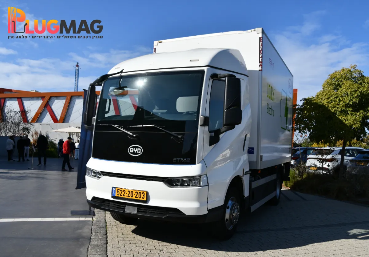 מספקת את הסחורה: המשאית החשמלית BYD ETM6 נמסרה ללקוח הראשון - פלאג מג